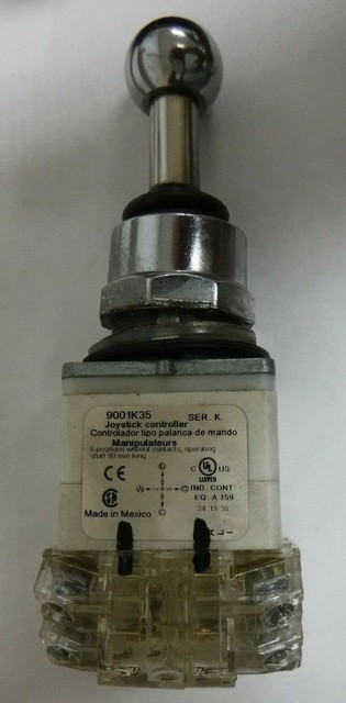 Square D 9001k35 Joystick Controller With 2x 9001ka1 Contact Blocks ...