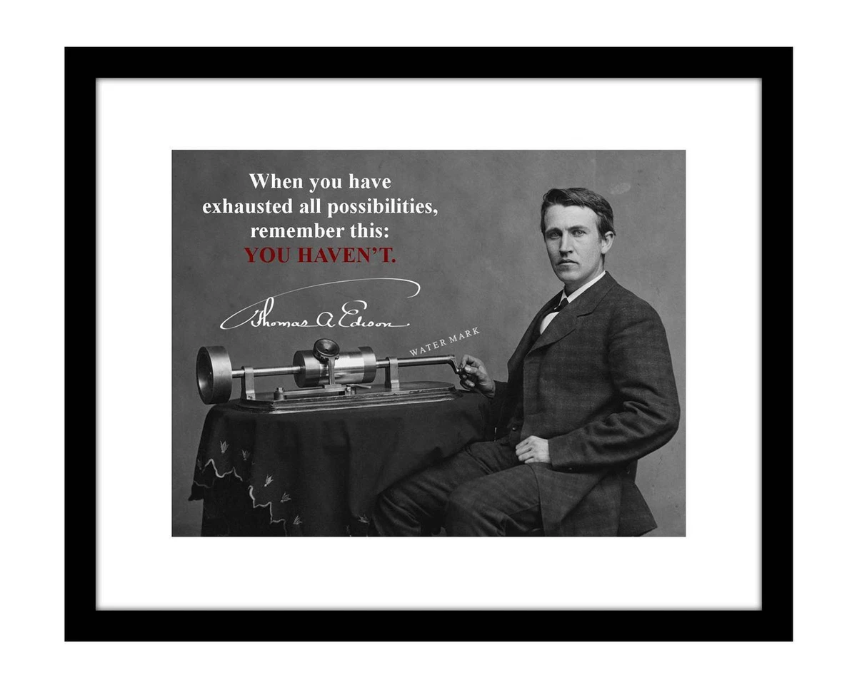 Thomas Edison Quotes Genius