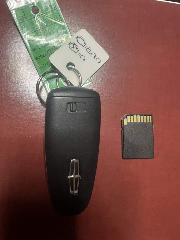 Lincoln MKT 2014 Remote Start key FOB & A12 Navi SIMM Card. ECO boost ...