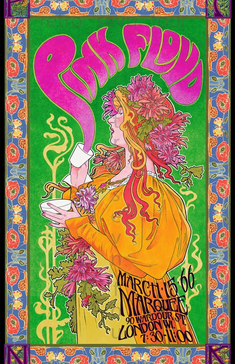 Psychedelic Pink Floyd Poster