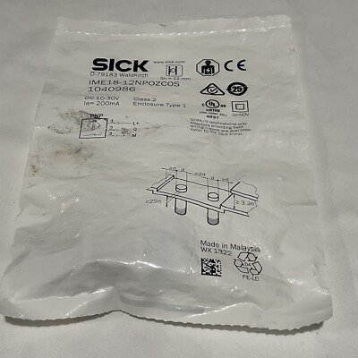 SICK D-79183 WALDKIRCH / IME18-12NPOZCOS ELECTRONIC SENSOR ( Brand New ...