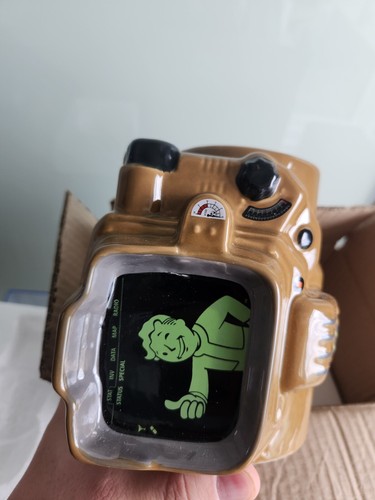 Just Funky Fallout 3D Pip Boy Ceramic Mug 45 OZ Collector’s Edition NEW ...