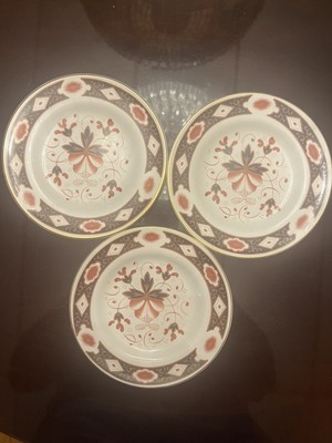 3-Vintage Arklow Pottery Kildare Pattern Gold Trim Classic Dessert ...