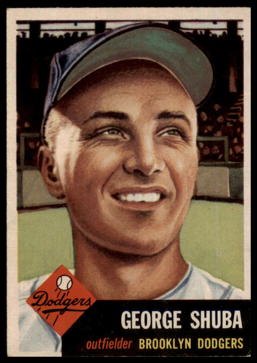 1953 Topps George Shuba #34 set break ExMint | eBay