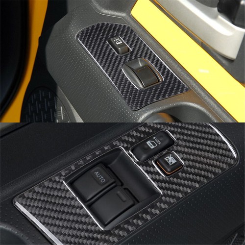 Carbon Fiber Window Lift Switch Panel Frame Cover For Toyot@ FJ Cruiser ...