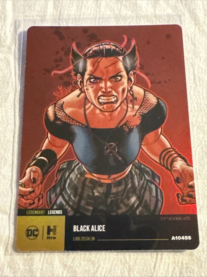 Black Alice DC Hybrid Trading Card Chapter 4 Legendary Physical Mint ...