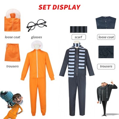 Victor Gru Cosplay Costume Minions Despicable Party Performance 2 type ...