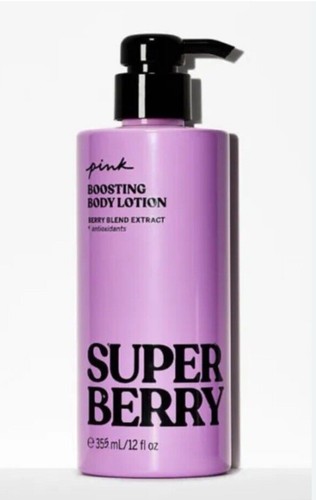 NEW VICTORIA'S SECRET Pink Super Berry Boosting Body Lotion ...