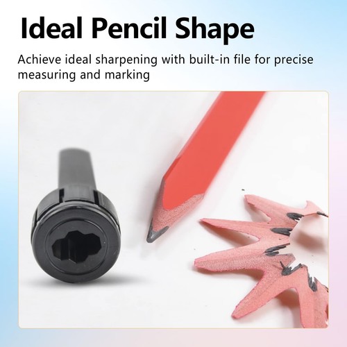 BRBASAP 3Ps Contractor Pencil Sharpener Carpenter Manual Portable ...