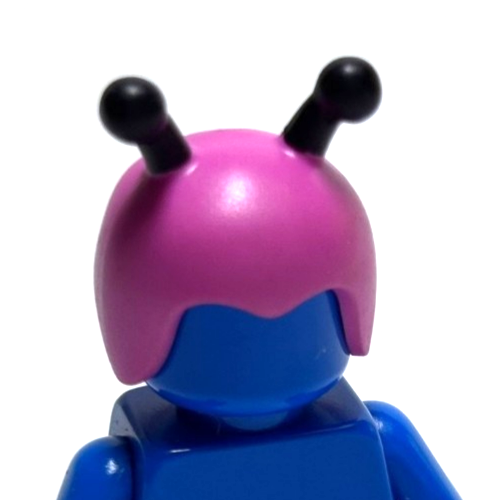 Lego - Minifigure Headgear - Black Pink, Insect / Alien, Antennae Hat ...