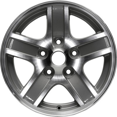Refurbished Machined and Painted Silver Aluminum Wheel 17 x 8 ...