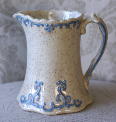 Vintage 1981 B. Gough Pottery Vase, 6-7/5" Tall x 8' Wide, Country ...