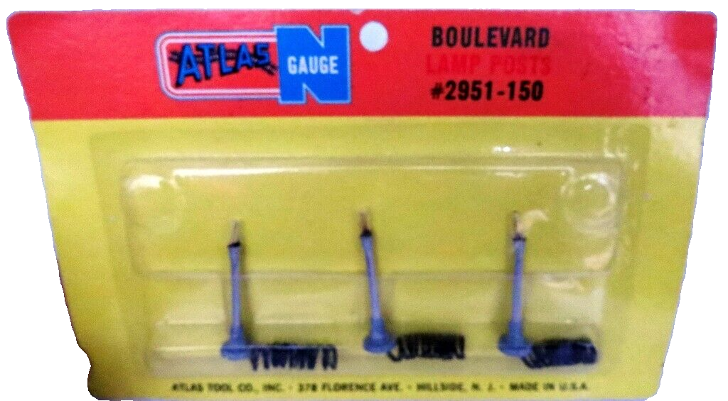 NIP - Atlas N Scale Boulevard Lamp Posts #2951-150 - Free Shipping in ...