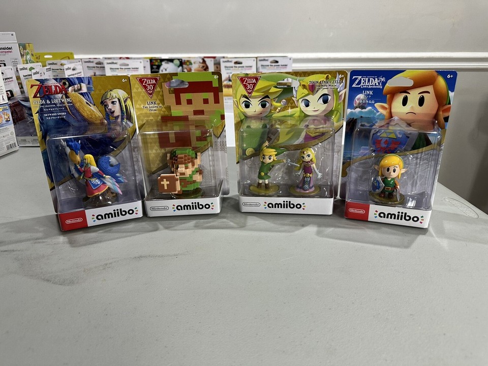 Huge Brand NEW Lot Nintendo Amiibo Collection Figures Smash Bros set ...