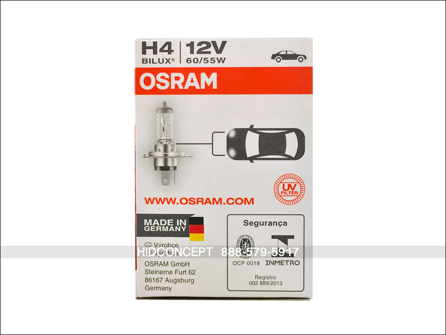 Osram 9003 H4 BILUX Original Standard Halogen Headlight Bulb 64193 ...