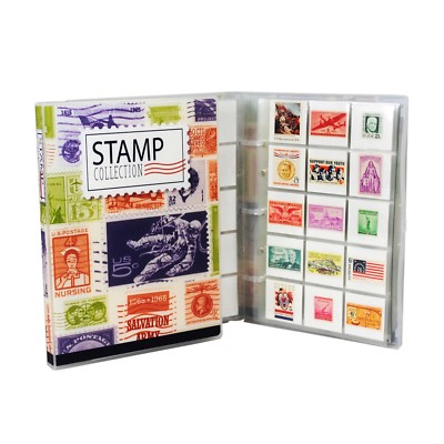 Stamp Collection Kit/Album, w/ 10 Pages, Holds 150-300 Stamps (No ...