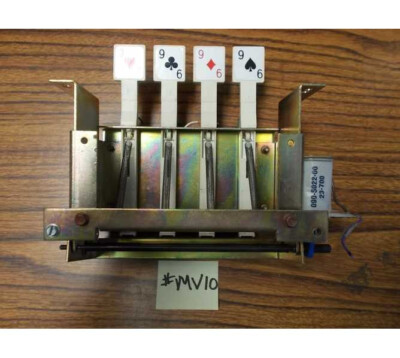 DATA EAST Maverick Pinball Machine 4-Bank Drop Target Assembly #MV10 ...