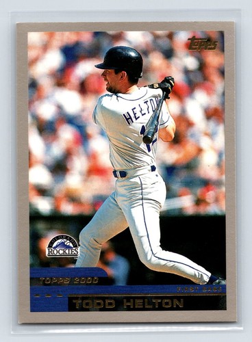 Todd Helton 2000 Topps #395 Colorado Rockies 2-2 | eBay