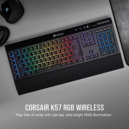 K57 RGB Gaming Keyboard - 1ms response time with Slipstream - Wireless ...