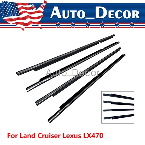 For 98-2007 Toyota Land Cruiser Lexus LX470 Door Belt Mouldings Kit ...