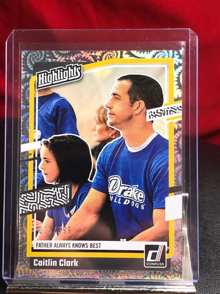 2024 Panini Caitlin Clark Collection Highlights Fathers Always Know Best /399 | eBay