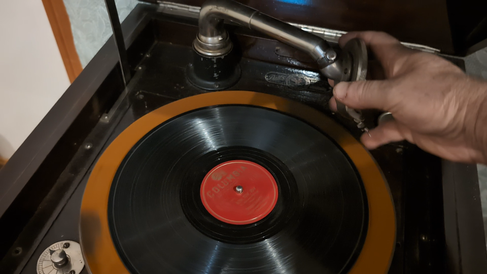 PATHE FRERES Phonograph Model VII Parts: WORKING MOTOR, REPRODUCER, ARM ...