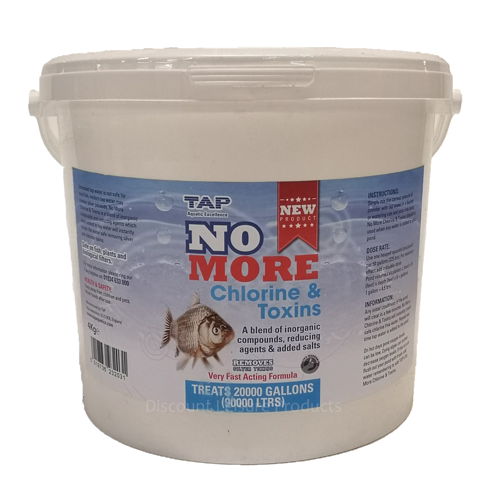 TAP No More Chlorine & Toxin Remover Tap Safe Dechlorinator Pond Water ...