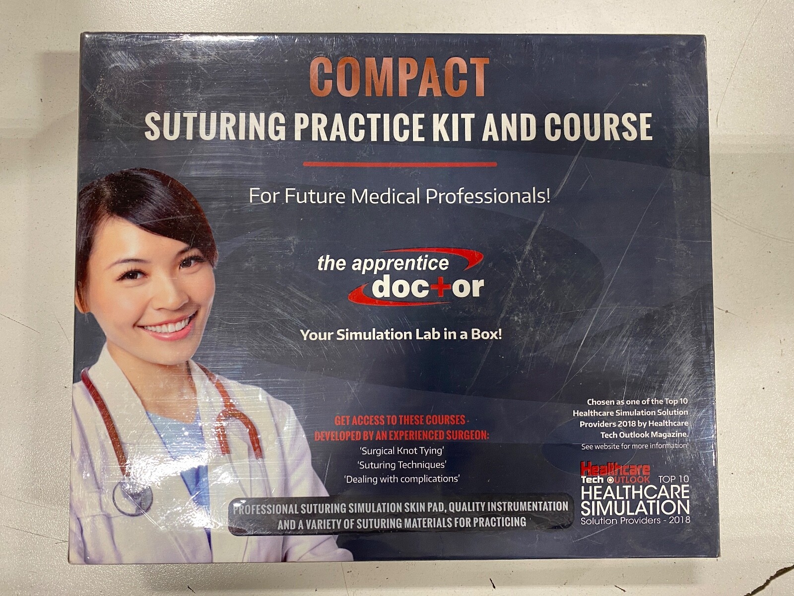 NEW The Apprentice Doctor Compact Suturing Practice Kit and Course 31 Pieces | eBay
