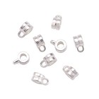 200x Column Silver ALloy Tube Bails Loop Bails Bail Beads Jewelry ...