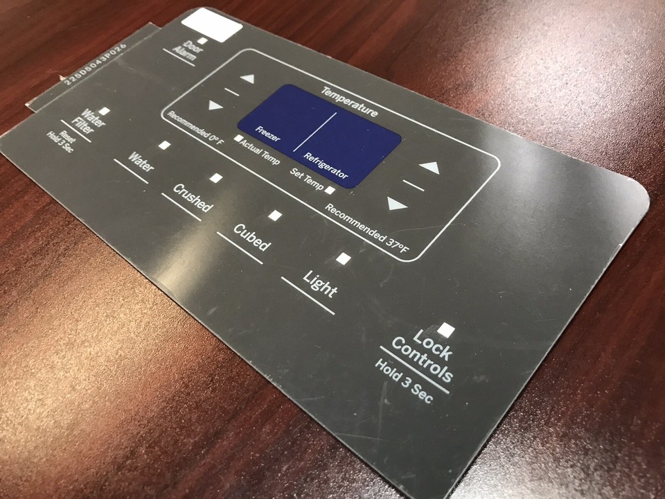 GE Refrigerator Dispenser Overlay compatible w WR55X34887/ WR55X20459 ...