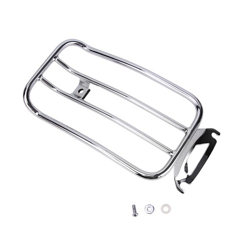 Motorcycle Solo Seat Luggage Rear Fender Rack For Harley FLHT FLHR FLHX ...
