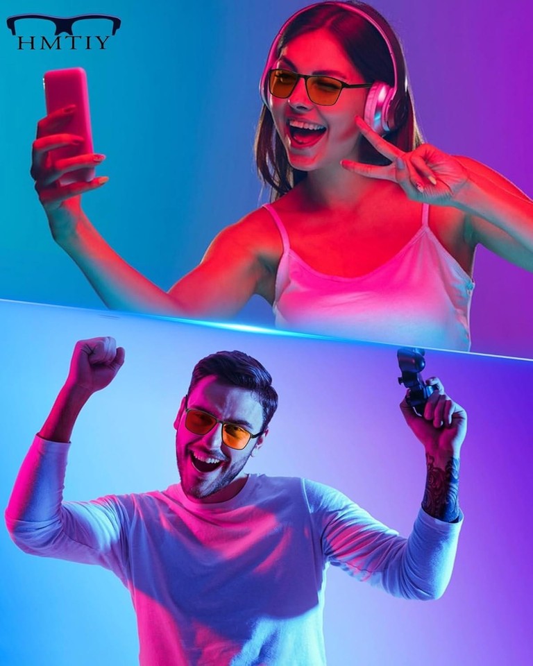 Blue Light Blocking Glasses Gaming- Filtering Computer Gaming Screen/tv ...