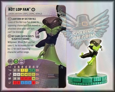 DC Heroclix ROT LOP FAN - 034 - RARE Lantern Legacy Set | eBay