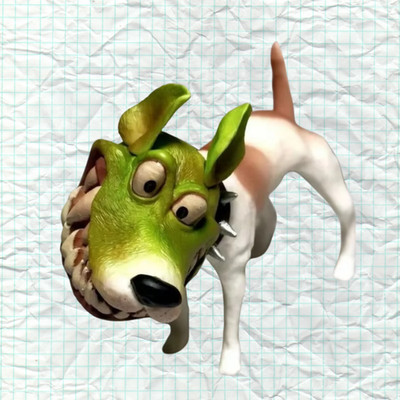 The Mask Movie Milo Dog Figure PVC Model Statue - 7cm Tall - New ...