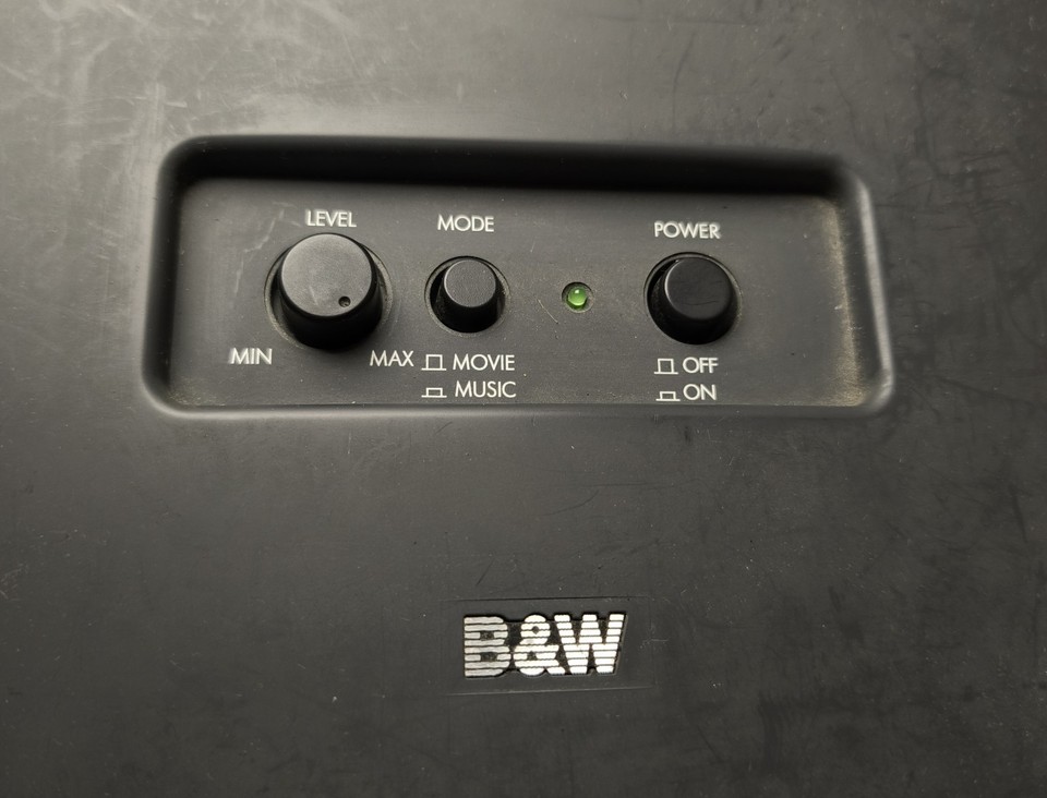 Bowers & Wilkins B&W AS1 Active Subwoofer - Black - Home Cinema Gaming ...