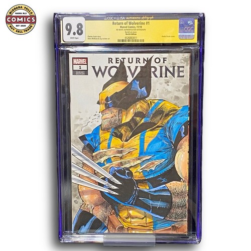 Return of Wolverine #1 CGC SS 9.8 RB White Sketch Variant Signed JSA ...