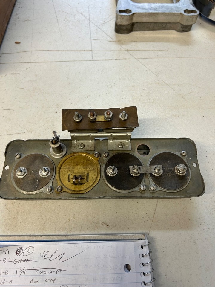 1946-1948 Ford Gauge Cluster – Fuel, Oil, Battery, Temp – NICE CLEAN ...