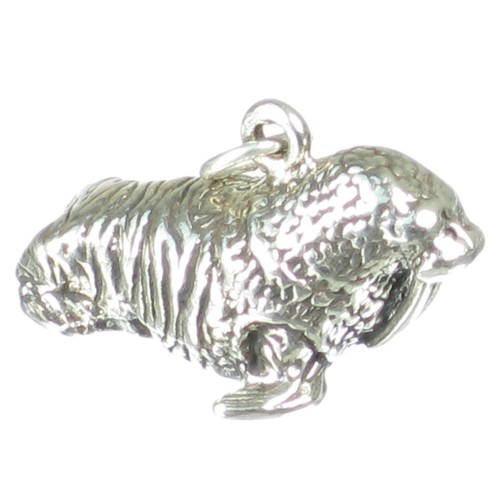 Walrus sterling silver large charm pendant .925 x 1 Walruses Walri | eBay