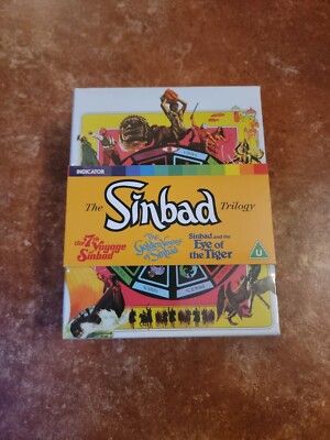 The Sinbad Trilogy OOP Limited Edition Blu-ray Region-Free Indicator ...