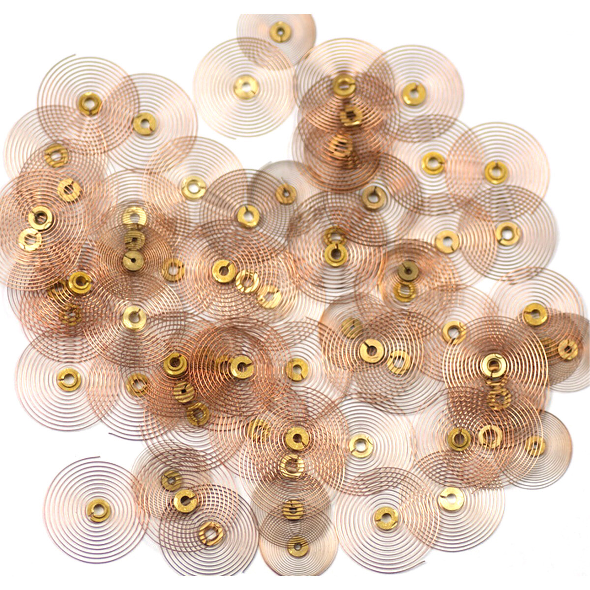 72x alarm Clock Hairsprings assortment sizes spares clockmakers hair ...