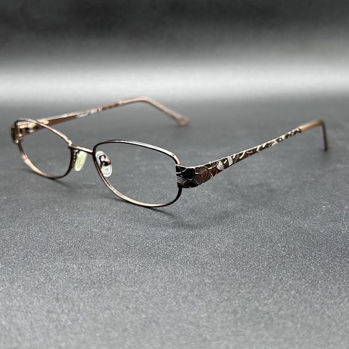 Enhance 3876 Eyeglasses Frame Brown Flex 49-15-135 Used | eBay