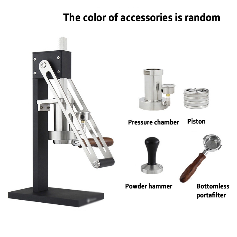 15 Bar Hand Press Espresso Coffee Maker Manual Push Type Machine ...