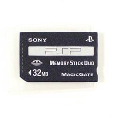 Genuine Sony 32MB Memory Stick Duo MS Card Non-PRO for Sony PSP and Old ...
