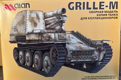 Alan Model Kits Grille-M 150mm Tank 1:35 Scale #015 Open Box | eBay