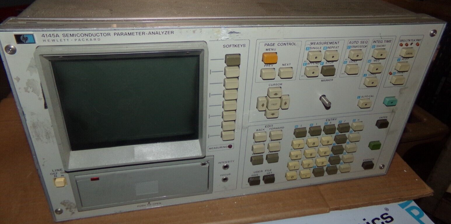 Hewlett Packard 4145A Semiconductor Parameter Analyzer | eBay