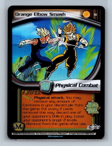 Dragon Ball Z - Orange Elbow Smash 18 - FOIL - Score Babidi Saga | eBay