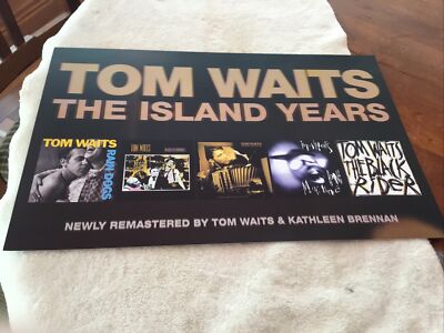 TOM WAITS ISLAND YEARS Two Sided Poster 17x11 | eBay