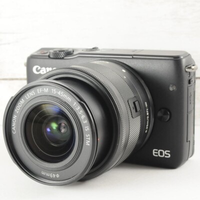 Canon EOS M10 18.0MP Flip Touch Screen Digital Camera with EF-M 15-45mm ...