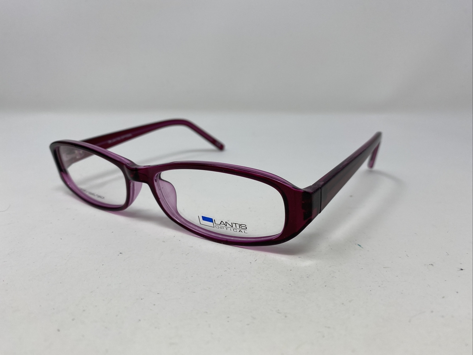 LANTIS Eyeglasses Frame CS L6001 54-16-135 PRP Purple/Plum Full Rim ...