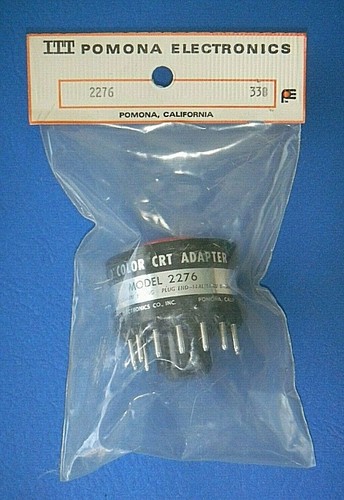 Vintage Pomona 2276 Color TV /CRT Test Adapter for Voltage, Resistance ...